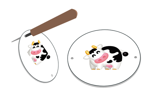 錯視 ソーマトロープ｜簡単！牛乳パックで作ろう 楽しい工作｜雪印メグミルク株式会社